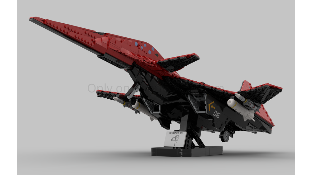 LEGO MOC 1:35 Scale ADF-01 Falken by HandSolo99 | Rebrickable - Build ...
