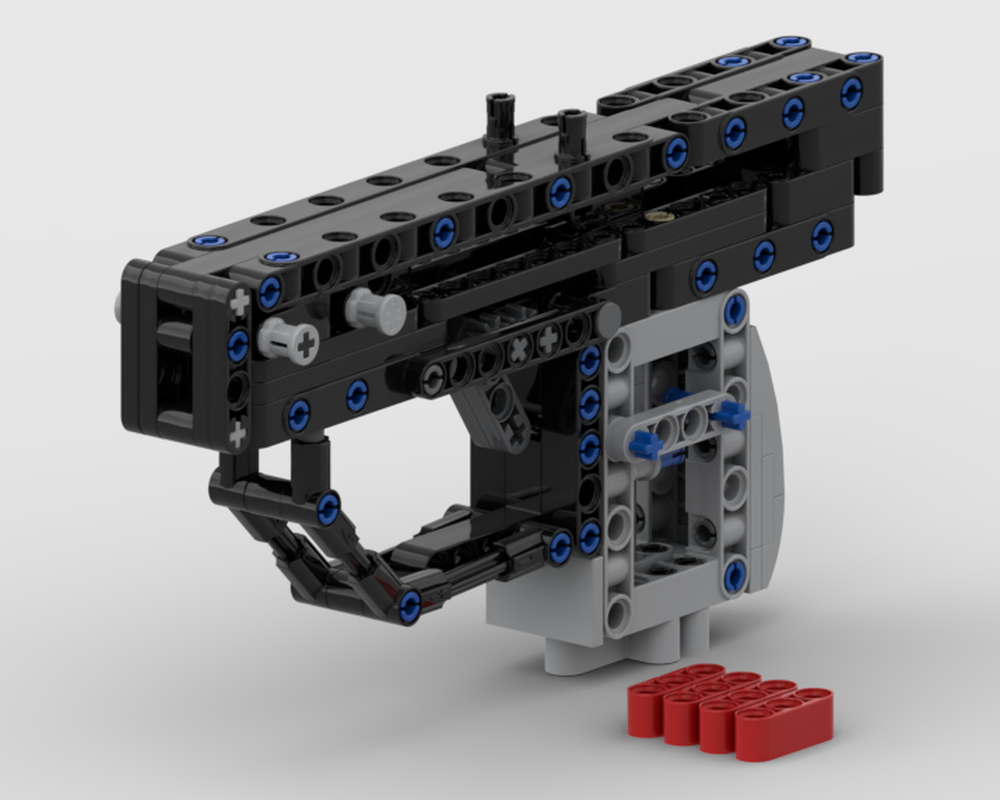 LEGO MOC Technic gun - actually firing liftarm by mickcorp ...