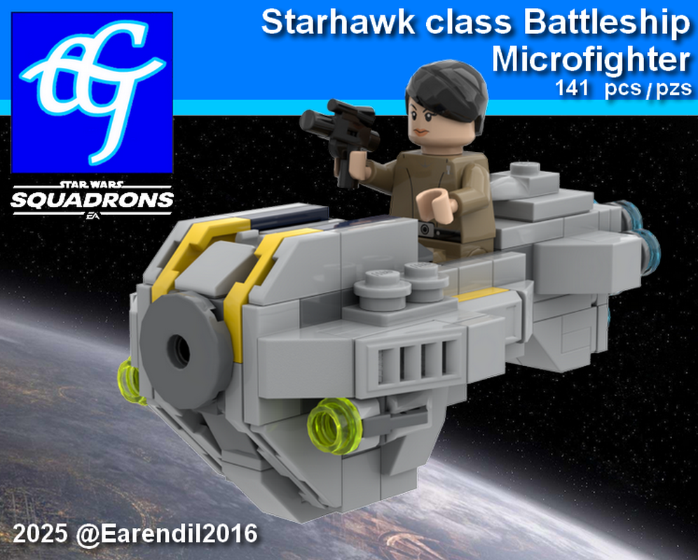 LEGO MOC Starhawk class Battleship Microfighter by Earendil2016 ...