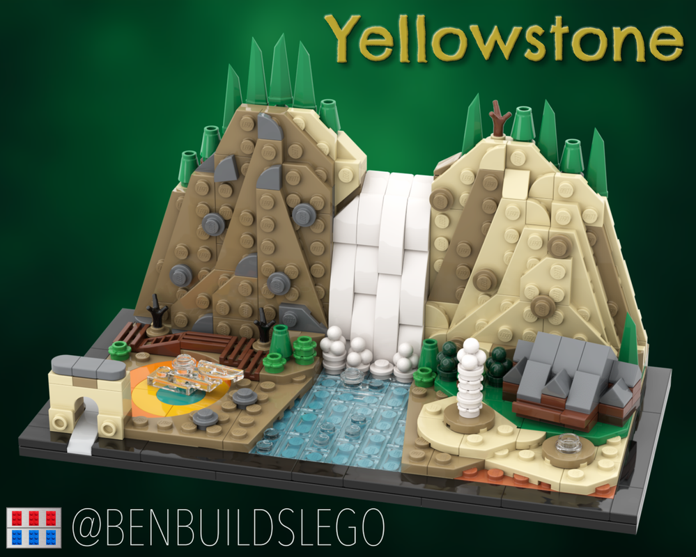 LEGO MOC Yellowstone National Park Diorama by benbuildslego ...