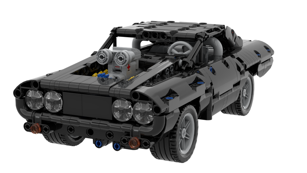 LEGO MOC Dom's Charger - Car Transporter Size by LegoGlen | Rebrickable ...