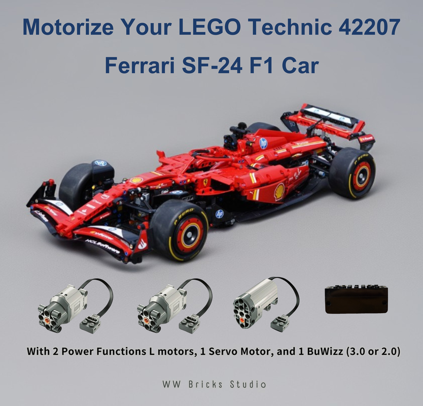 LEGO MOC-215080 [RC] LEGO Technic 42207 SF-24 F1 Car without extra ...