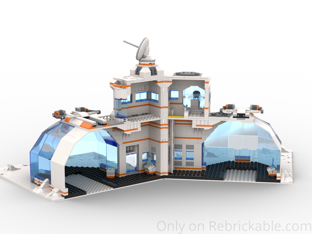 LEGO MOC-215087 Space Base Andromeda by Hedu88 | Rebrickable - Build ...