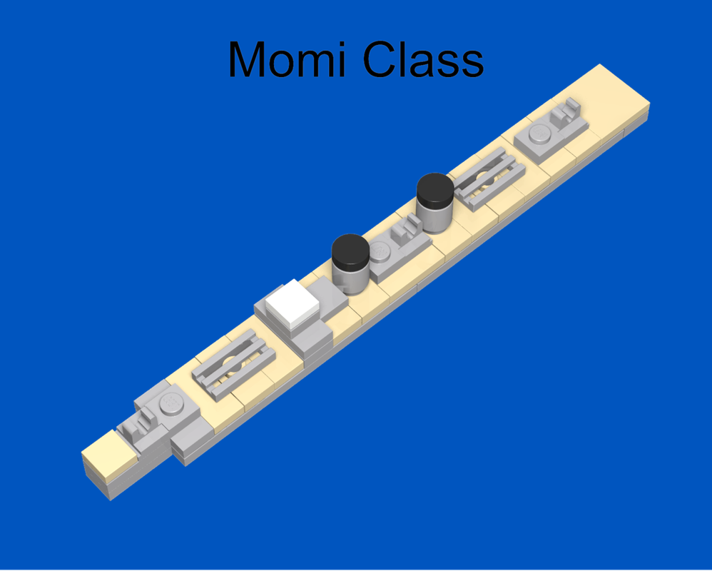 LEGO MOC-215102 1:560 Scale late Japanese torpedo boats(2nd class ...