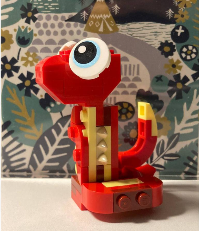 LEGO MOC Red Snake by Kwp2007 | Rebrickable - Build with LEGO