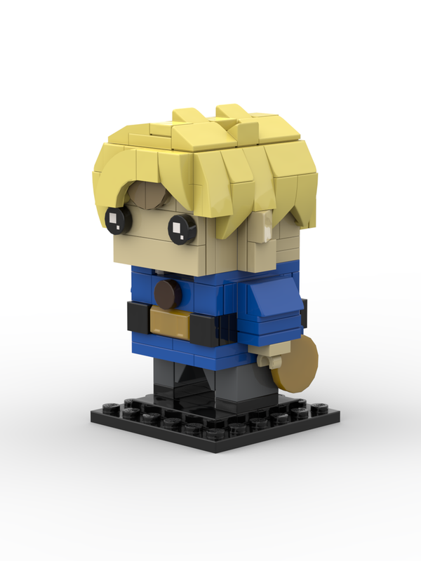 LEGO MOC Rafal Brickheadz by Houdai_Bricks | Rebrickable - Build with LEGO