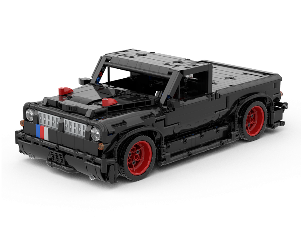 LEGO MOC Pickup RC by zed313 | Rebrickable - Build with LEGO