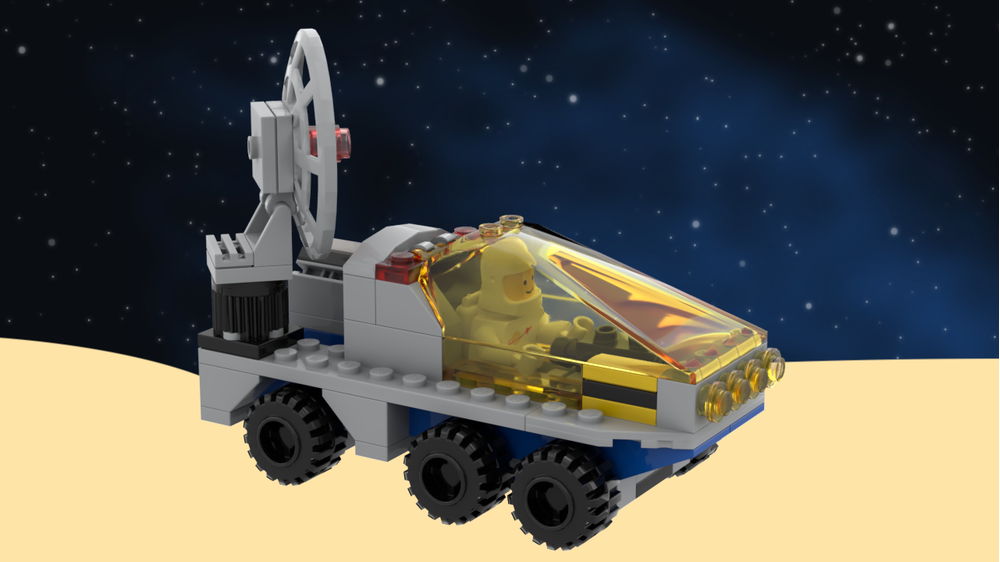 LEGO MOC Classic Space Reimagined: Com Link Cruiser (6453) by watson ...