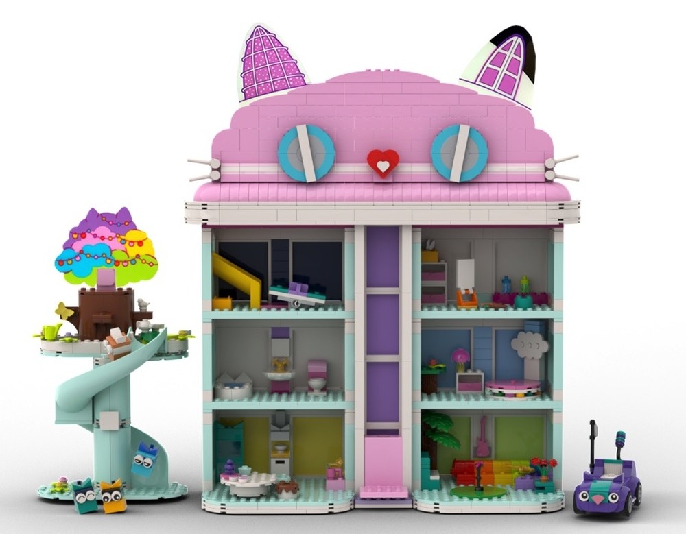 LEGO MOC Expansion of Gabby’s Dollhouse Set 10788 by wielco | Rebrickable - Build with LEGO