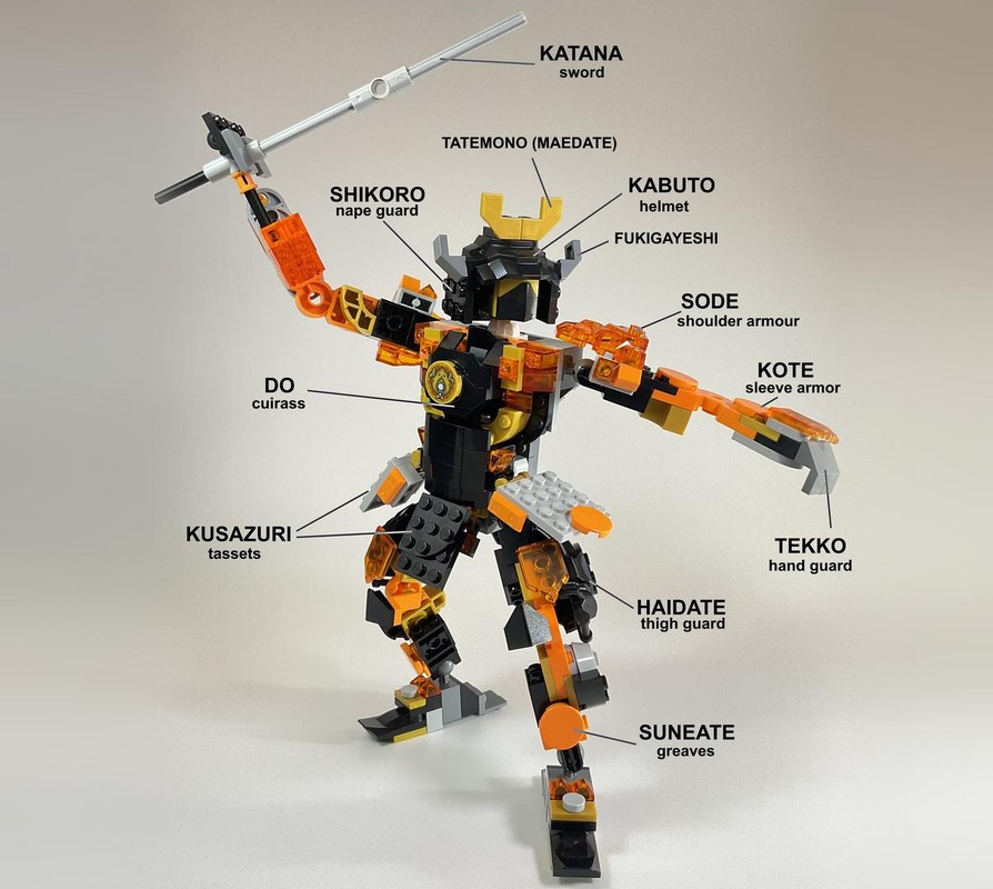 LEGO MOC-215167 Samurai from 71806 by AlterBrickDesign | Rebrickable ...