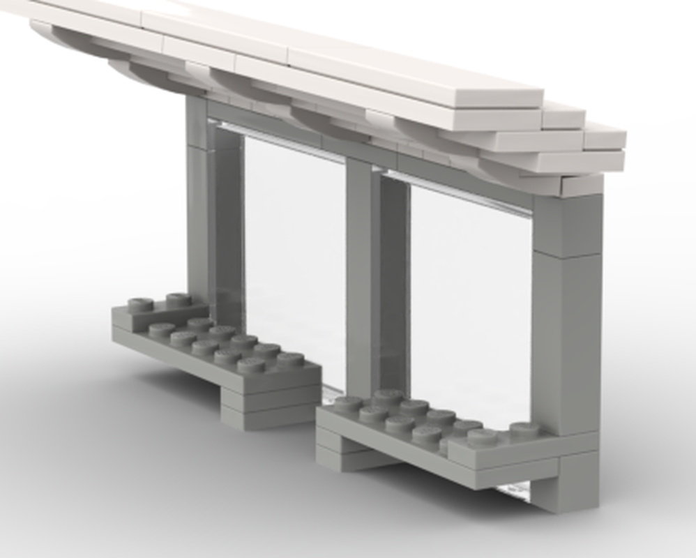 LEGO MOC Bus Stop by fasbrick | Rebrickable - Build with LEGO