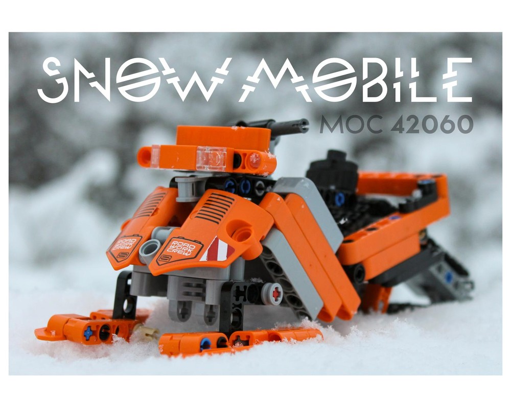 Lego Moc Snowmobile 42060 Alternate Build By Simorike Rebrickable Build With Lego