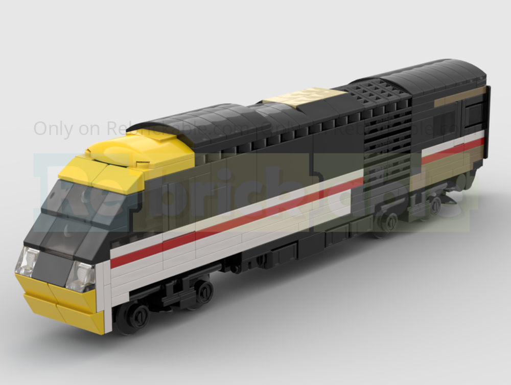 LEGO MOC 4-Wide BR Class 43 HST Power Car In Intercity Livery by Andy ...