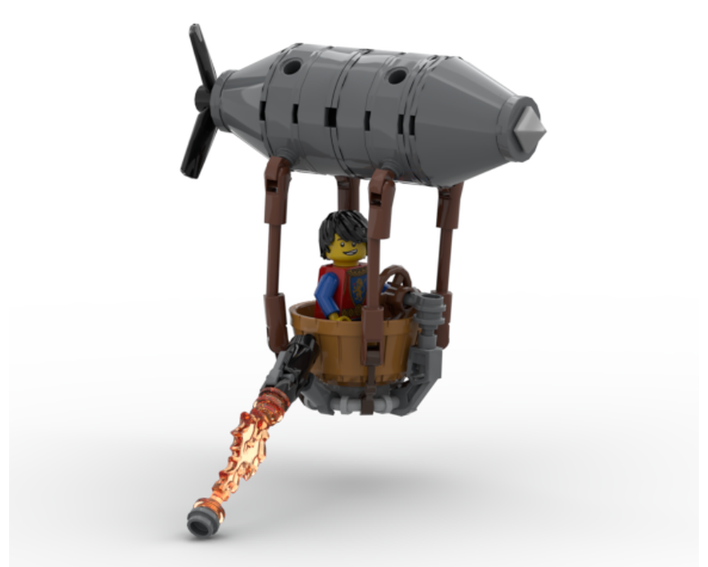 LEGO MOC Medieval airship by Smellybricks | Rebrickable - Build with LEGO