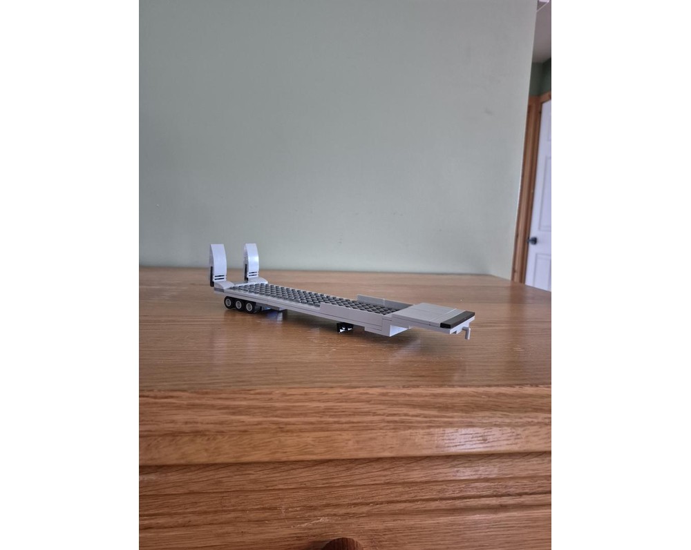 LEGO MOC-215198 stepdeck trailer ( fits with Blue Semi Truck) by Brick ...