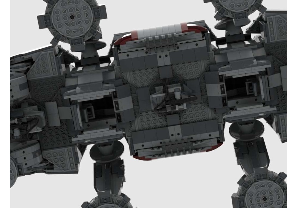 LEGO MOC AT - HMF (All Terrain -Heavy Mobile Fortress) by Jandarz ...