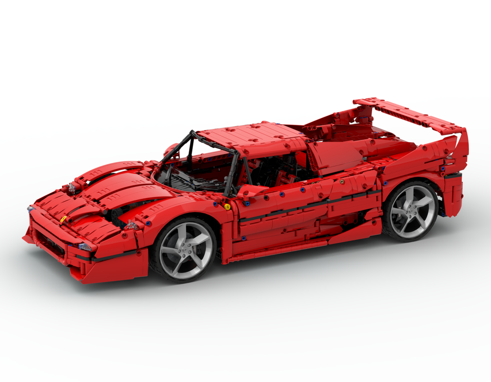LEGO MOC Ferrarl F50 1-8 by paave | Rebrickable - Build with LEGO