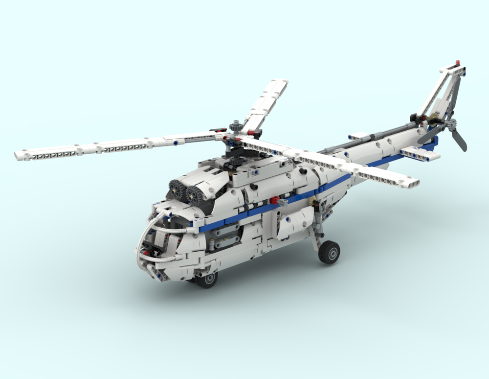 LEGO MOC 42025 Helicopter by paave | Rebrickable - Build with LEGO