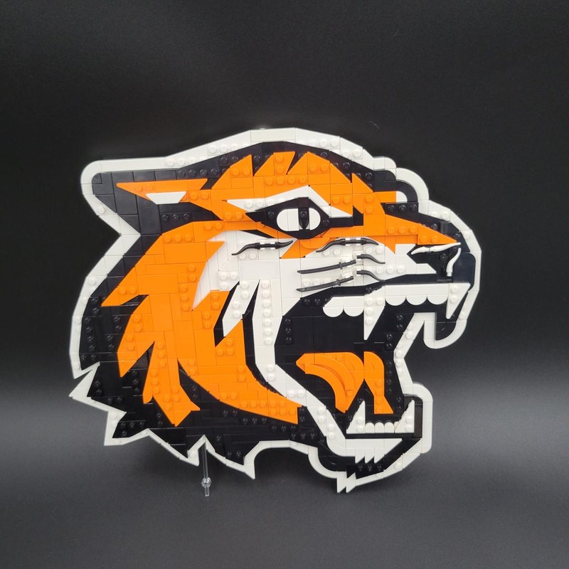 LEGO MOC RIT Tiger logo by Brick_Lizard | Rebrickable - Build with LEGO