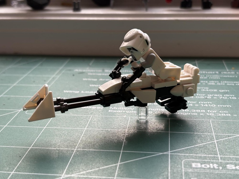 LEGO MOC 74-Z Imperial speeder bike (hoth version) by Adams_Animation | Rebrickable - Build with ...