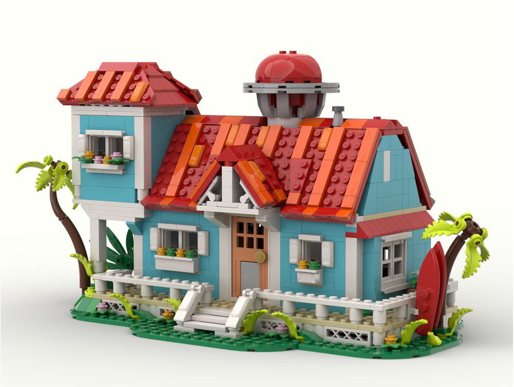 LEGO MOC Lilo & Stitch House Enclosure - Compatible with Set 43268 by ...