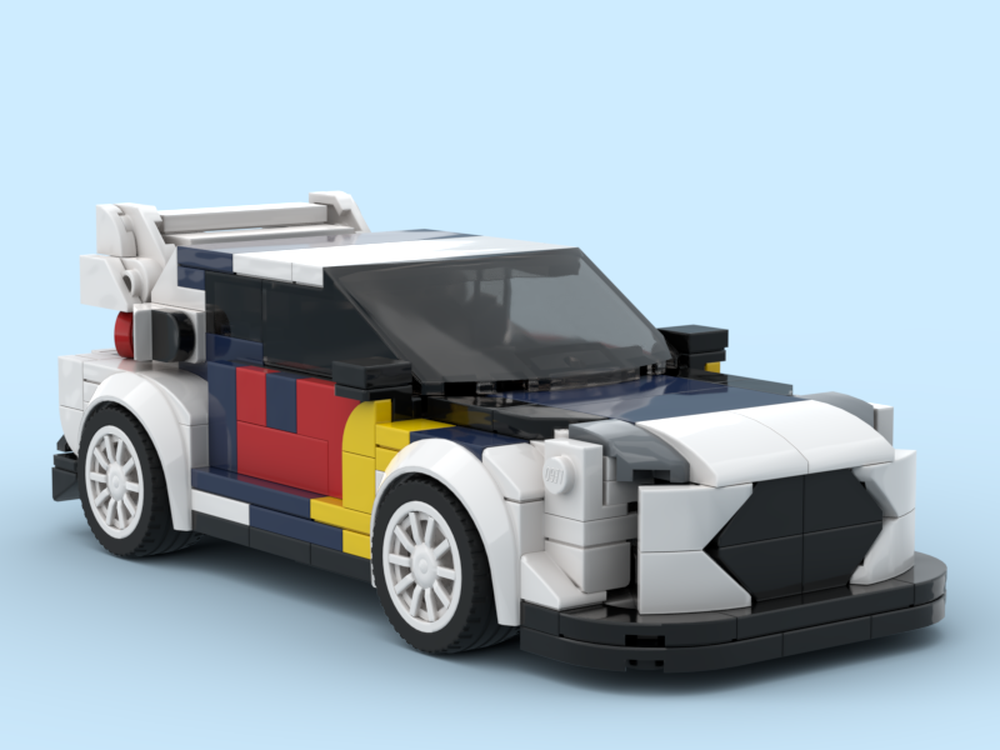 LEGO MOC Ford Puma Rally Car (WRC) 2024 livery by Teddie Bear Bricks ...
