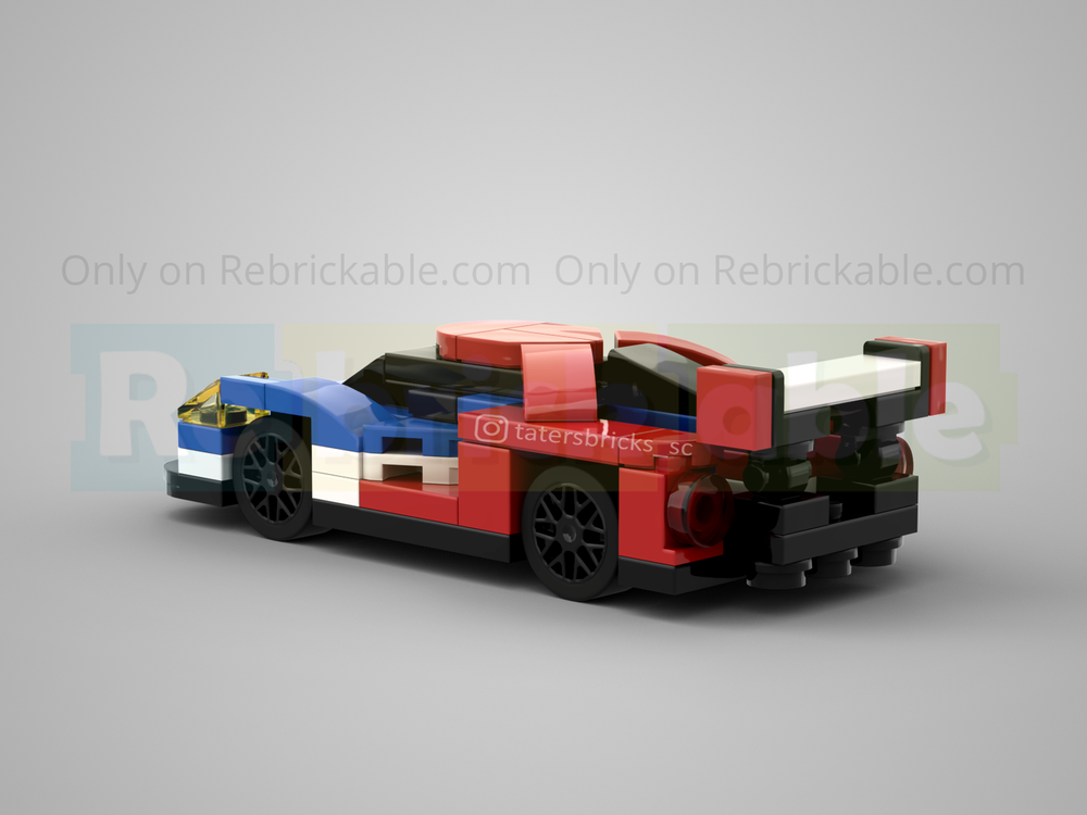 LEGO MOC-215281 Ford GT LM GTE 5 wide by Taters | Rebrickable - Build ...