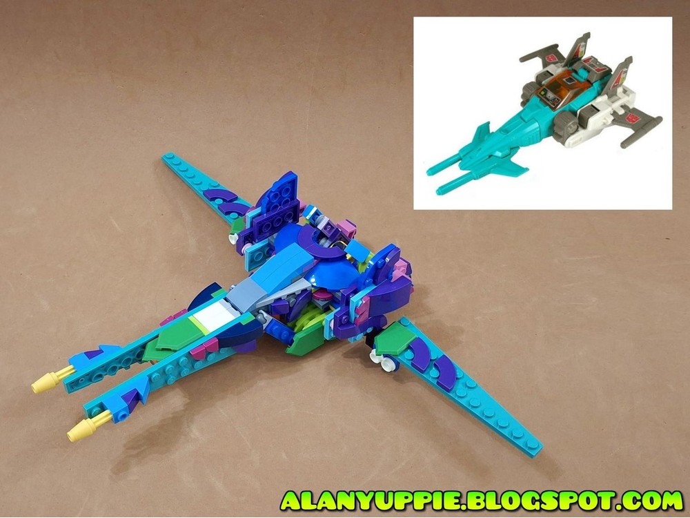 LEGO MOC Transformer Cybertronian Jet /Brainstorm , alternate built of ...