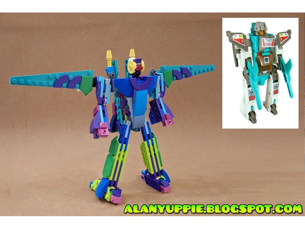 LEGO MOC Transformer Cybertronian Jet /Brainstorm , alternate built of ...