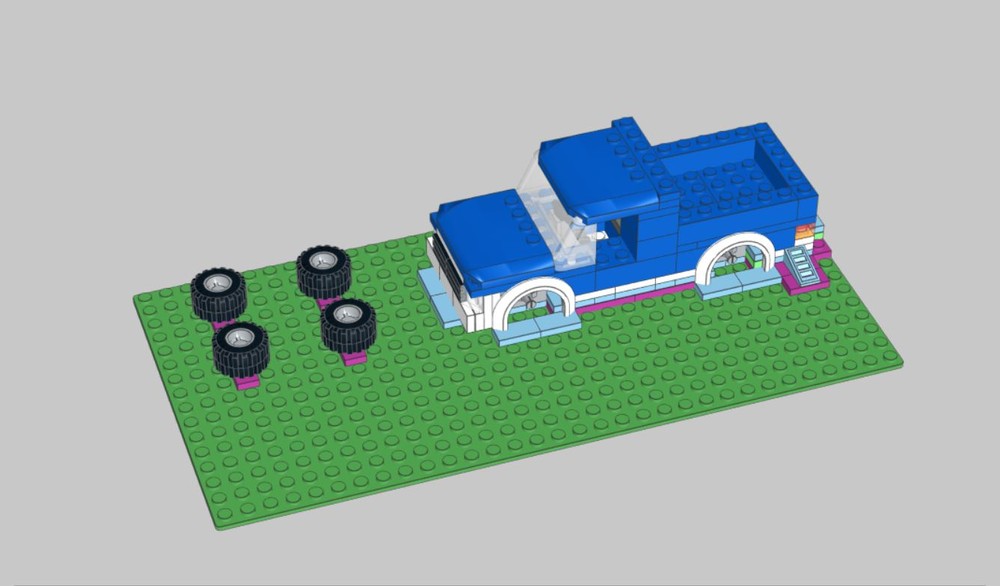 LEGO MOC Frame Rack for MOC-214502 by TurboRatRods | Rebrickable ...