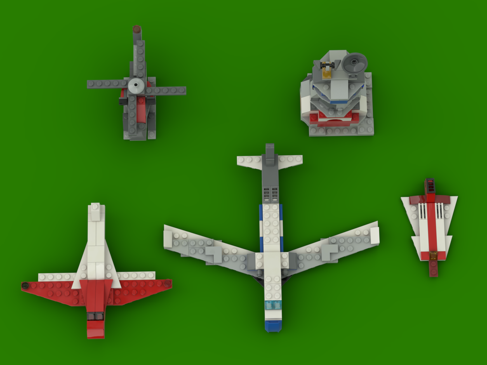 LEGO MOC Kindergarten Airport by LegoOri | Rebrickable - Build with LEGO