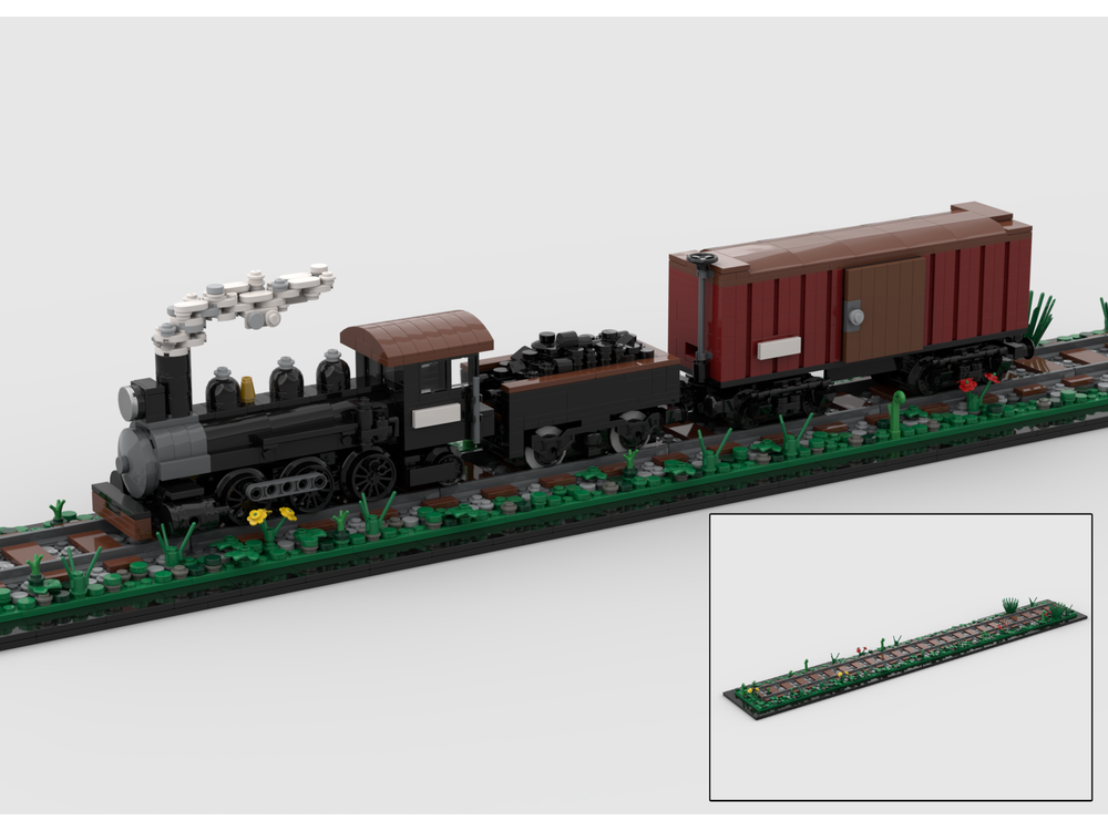 Lego Moc Train Display Board By Mdaro Rebrickable Build With Lego