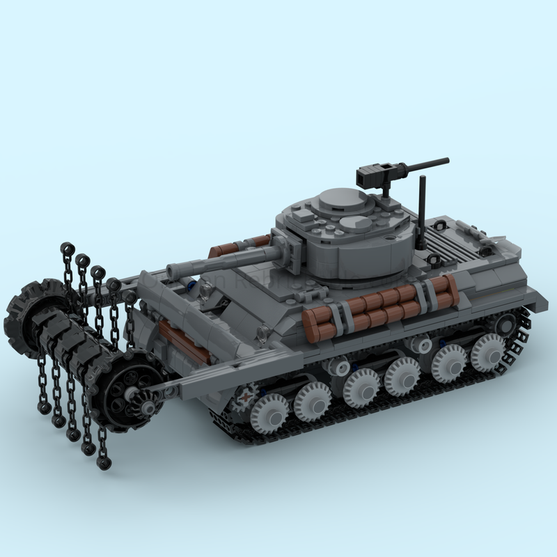 LEGO MOC-215306 M4A3E8 Sherman/Crab/T34 Calliope by BespokeLegoDesigns ...