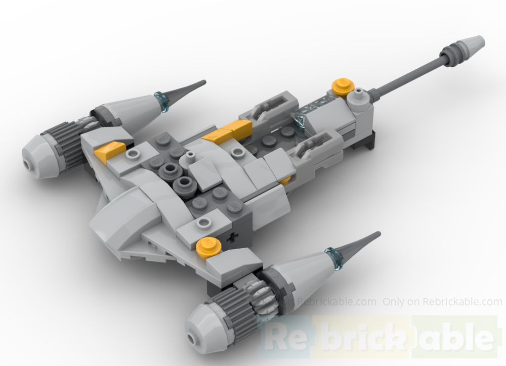 LEGO MOC Mandalorian N1 starfighter microfighter by Ewok | Rebrickable ...