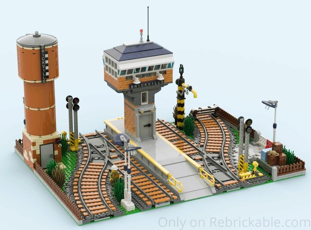 LEGO MOC Switch Signal Tower by Albox82 | Rebrickable - Build with LEGO