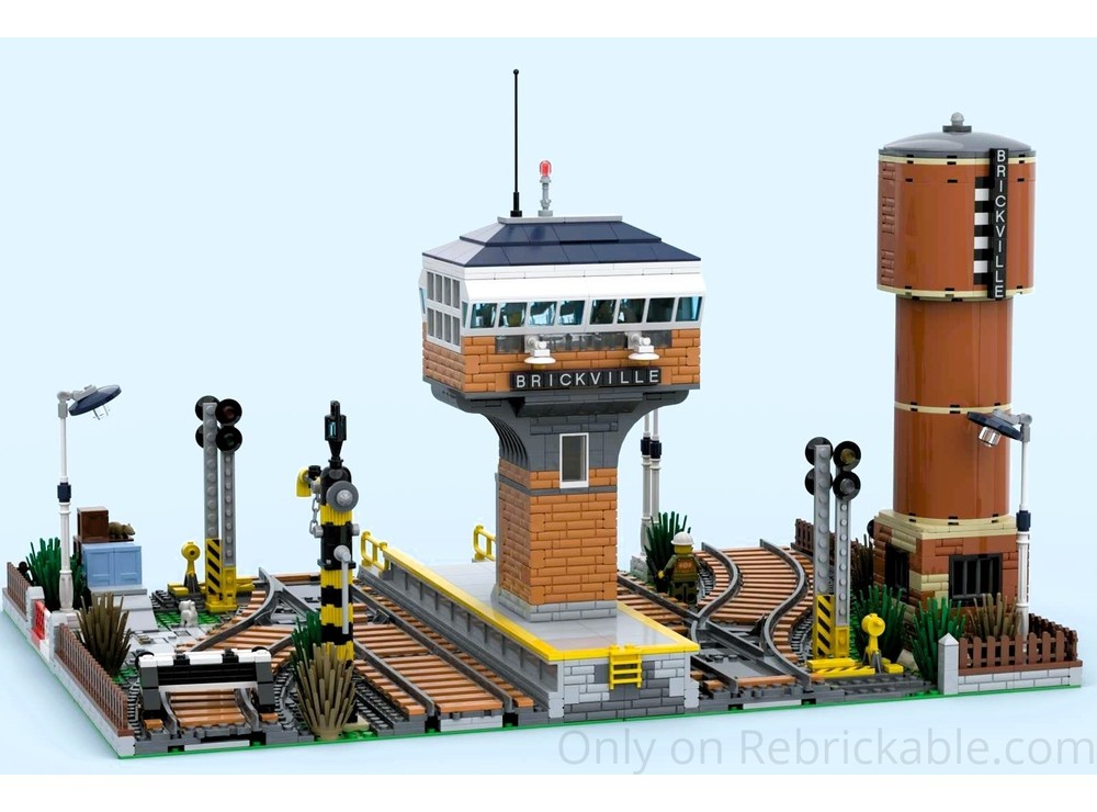 LEGO MOC Switch Signal Tower by Albox82 | Rebrickable - Build with LEGO