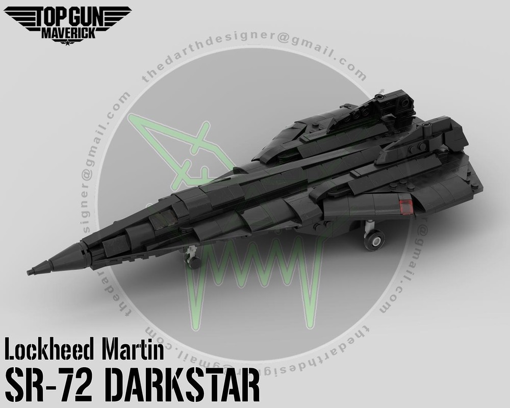 LEGO MOC TOP GUN MAVERICK | SR-72 DARK STAR - 1:70 Scale by ...