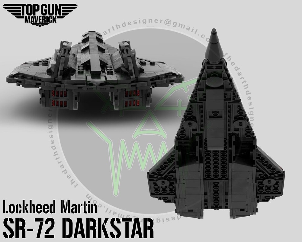 LEGO MOC TOP GUN MAVERICK | SR-72 DARK STAR - 1:70 Scale by ...