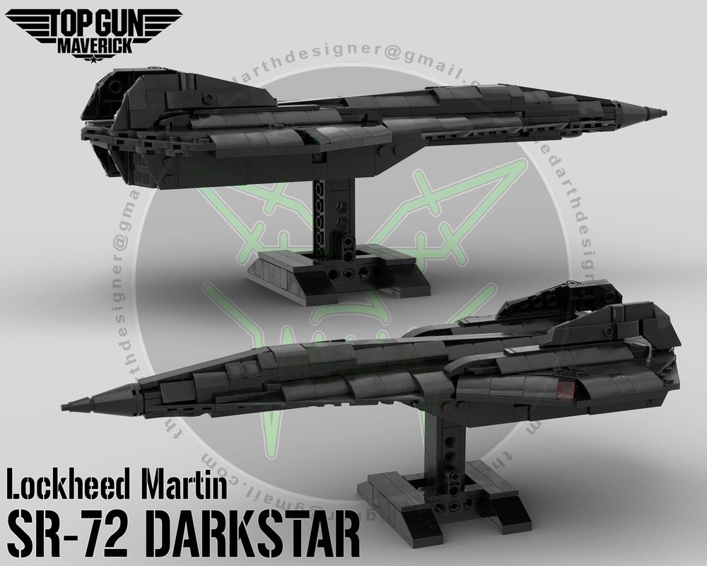 LEGO MOC TOP GUN MAVERICK | SR-72 DARK STAR - 1:70 Scale by ...