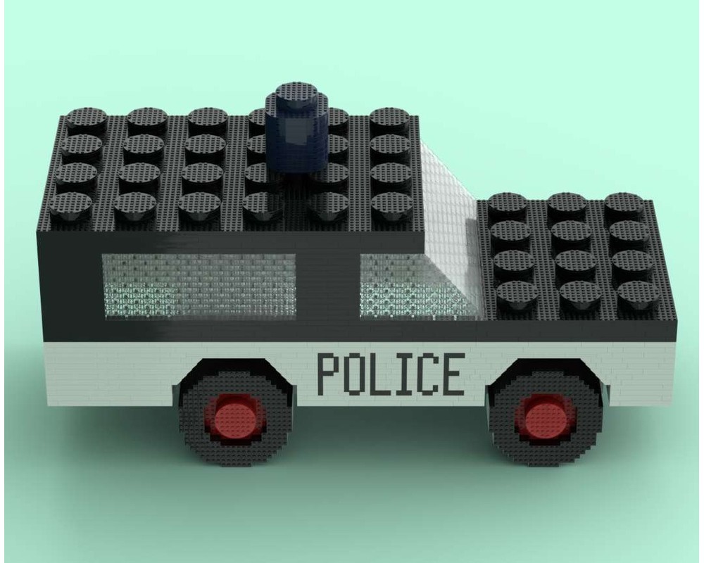 LEGO MOC Supersized Scale Classic Town Police Car/Van (No.644) by ...