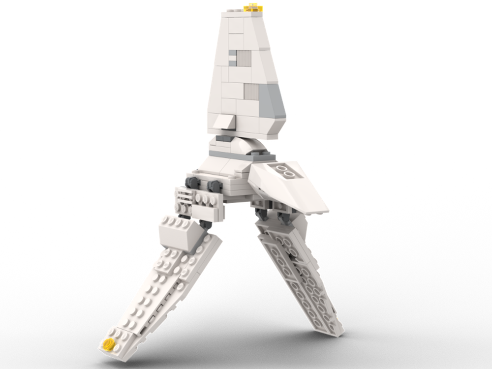 Lego Moc Midi Scaled Imperial Lambda Class Shuttle By Badtothebrick