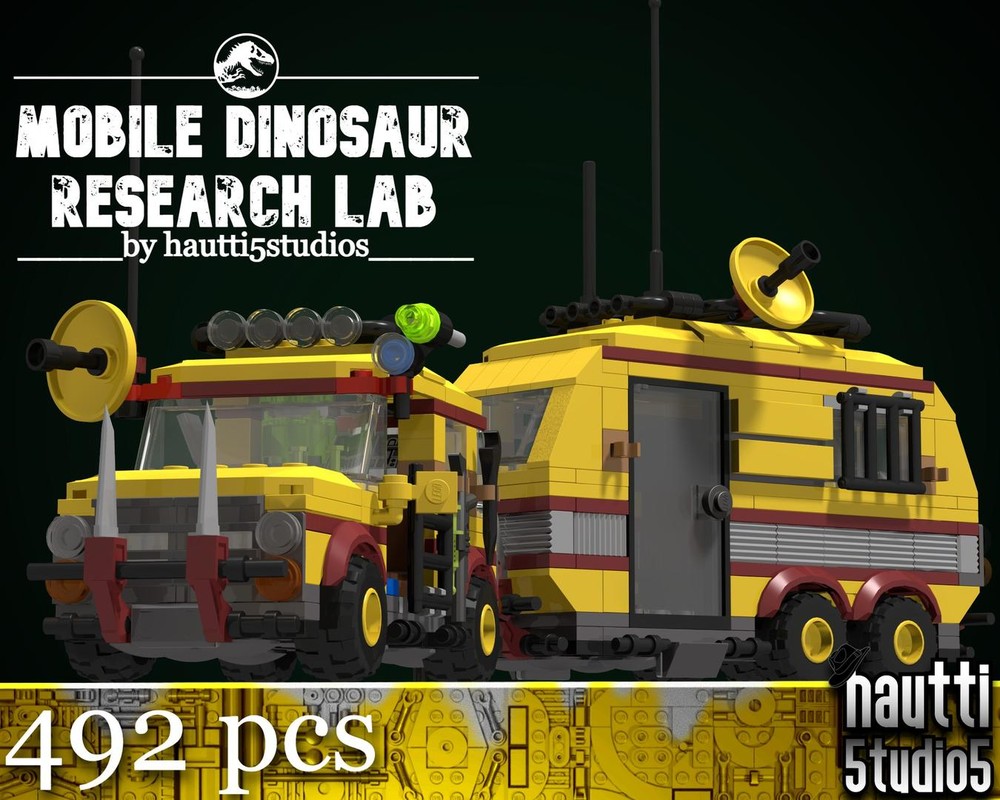 LEGO MOC-215350 Mobile Dinosaur Research Lab by hautti5 | Rebrickable ...