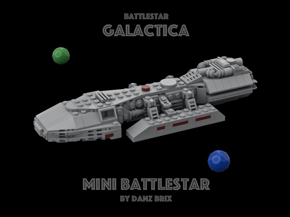 LEGO MOC-215355 Mini Galactic Battlestar by DanzBrix | Rebrickable ...