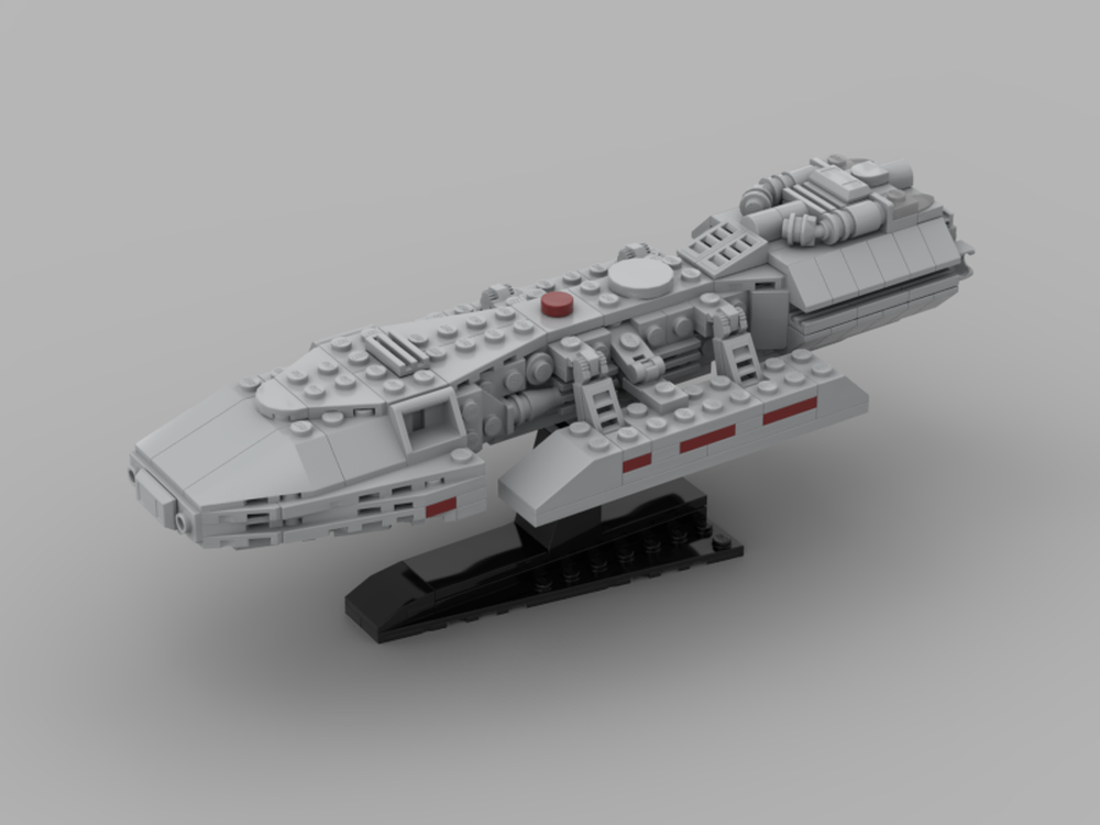 LEGO MOC Mini Galactic Battlestar by DanzBrix | Rebrickable - Build ...