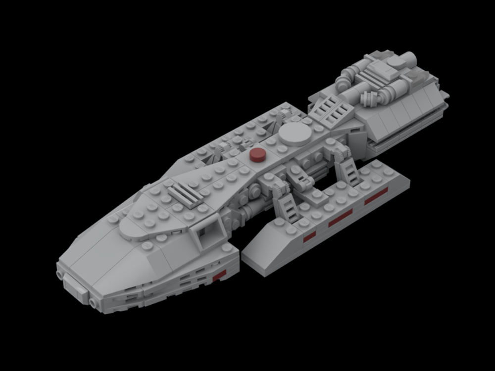 LEGO MOC Mini Galactic Battlestar by DanzBrix | Rebrickable - Build ...