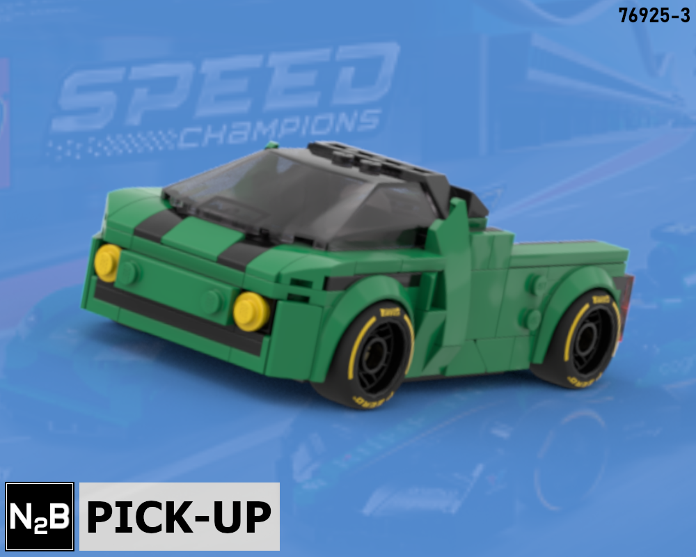 LEGO MOC 76925-3 Pick-Up by n2brick | Rebrickable - Build with LEGO