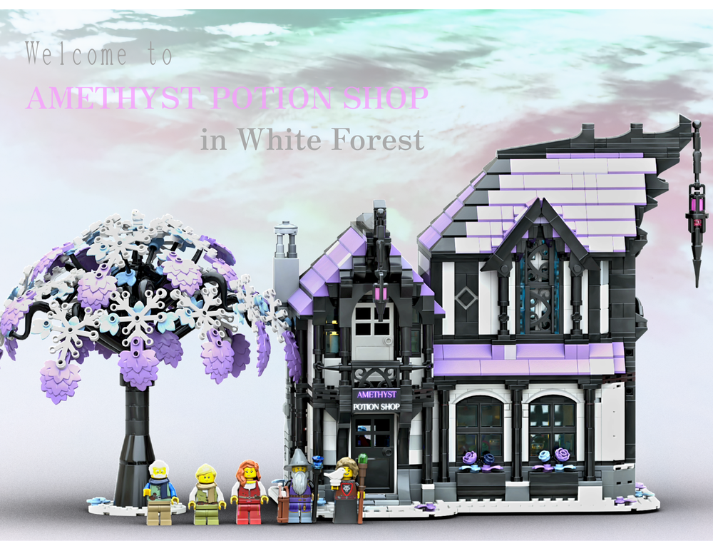 LEGO MOC-215383 Amethyst Potion Shop by BLACKSNOW | Rebrickable - Build ...
