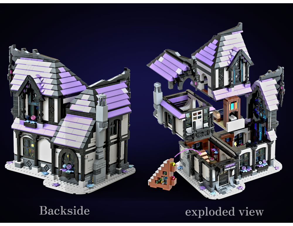 LEGO MOC-215383 Amethyst Potion Shop by BLACKSNOW | Rebrickable - Build ...