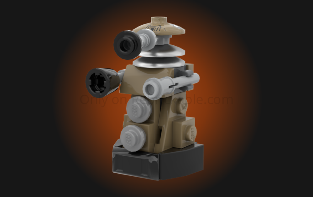 LEGO MOC-215388 Dr Who - Dalek (minifigure scale) by raguidel ...