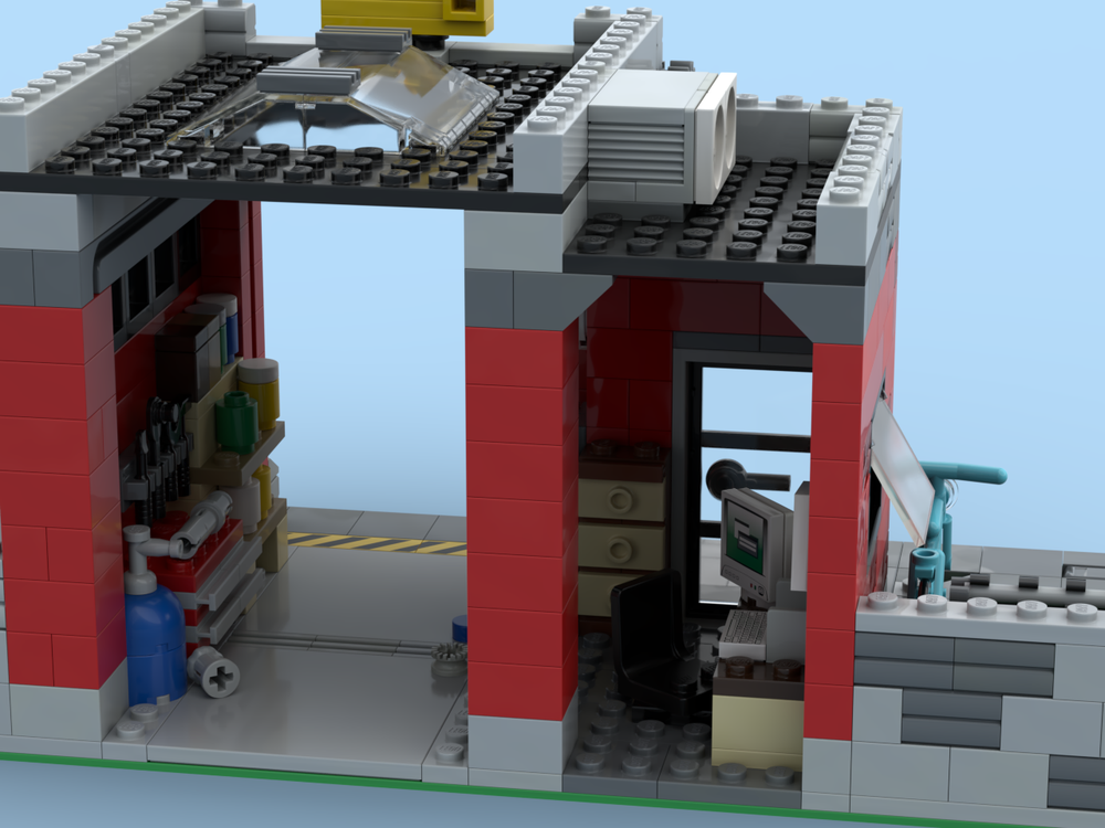 LEGO MOC-215409 Car repair garage by benvelor | Rebrickable - Build ...